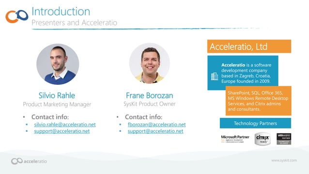 Application usage monitoring with SysKit | PPT