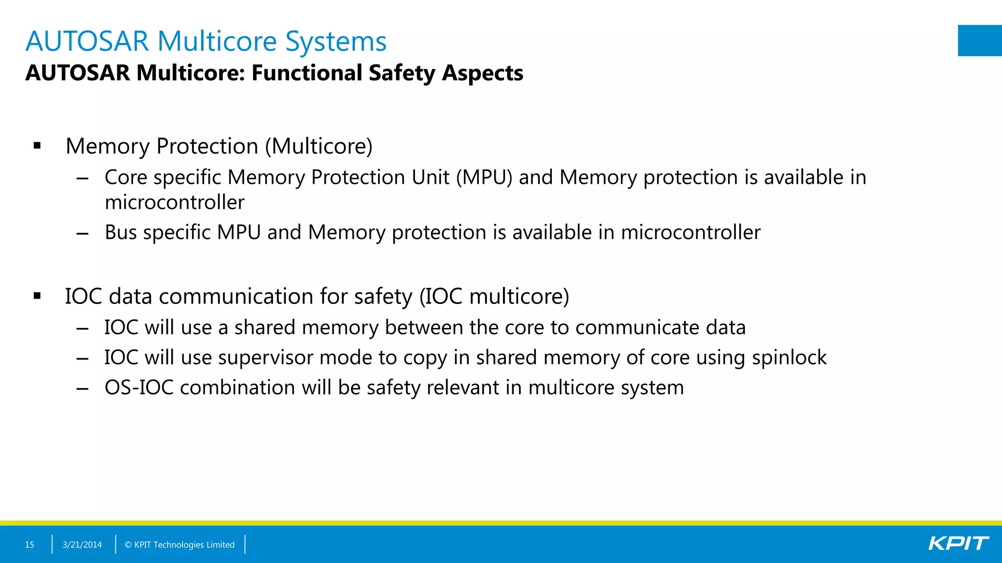 Webinar Presentation On Autosar Multicore Systems Pdf Cloud Computing Internet