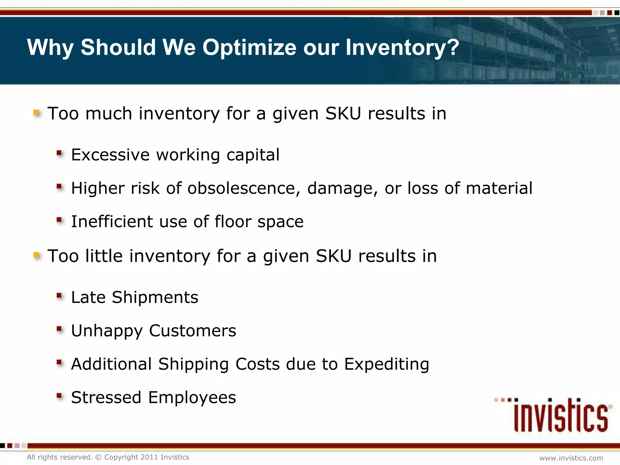 Best practices for inventory optimization - a webinar offered by ...