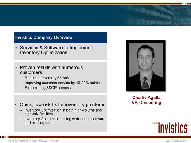 Best practices for inventory optimization - a webinar offered by ...
