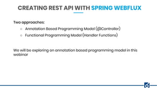 Building RESTFUL APIs with Spring Webflux | PPT