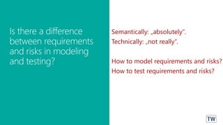Webinar business process driven requirements and risk testing | PPT