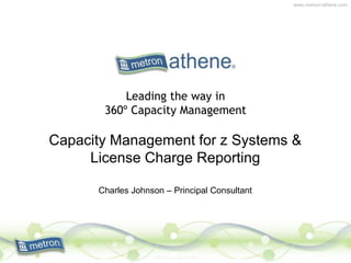 Capacity Management for system z license charge reporting | PPTX