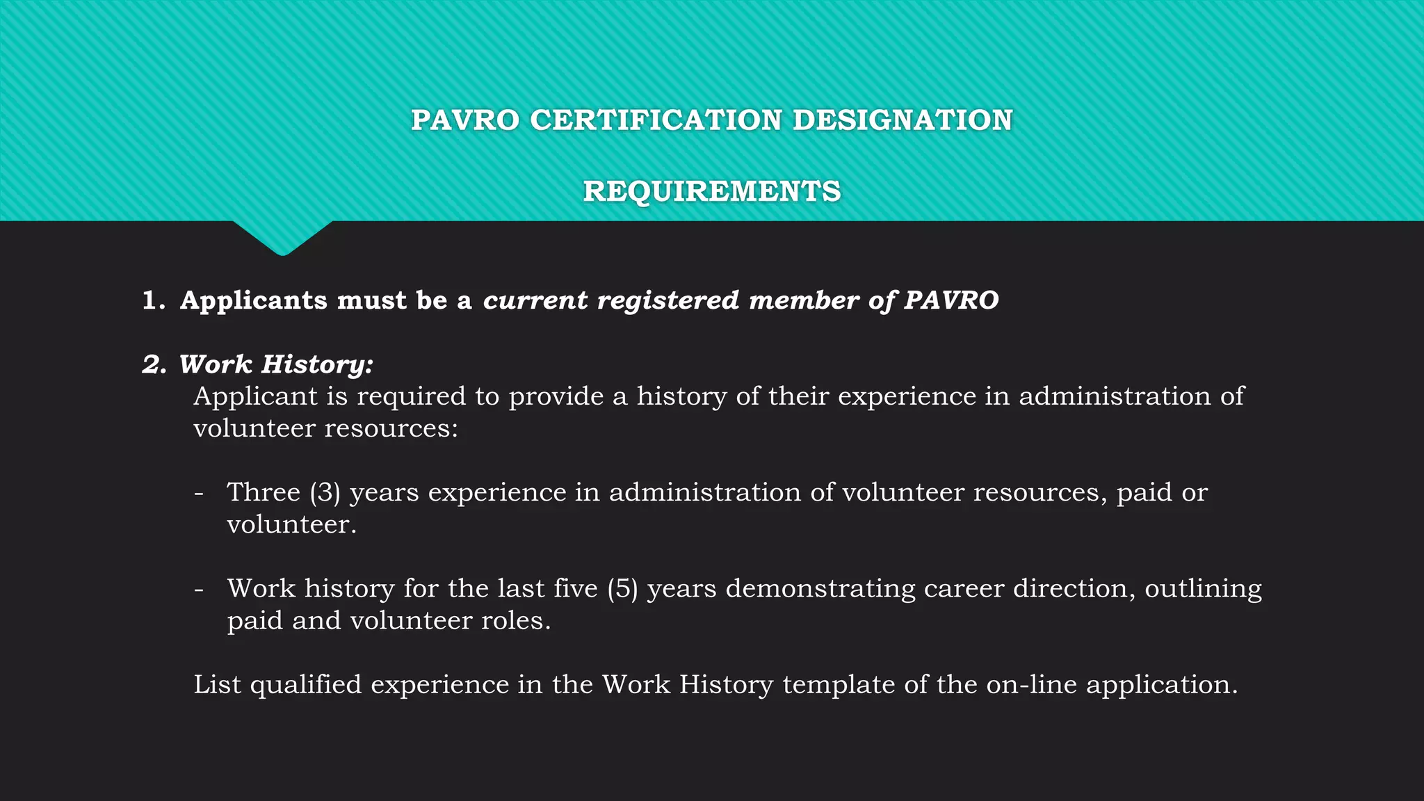 Webinar certification designation guidelines 2018-2019 | PPT