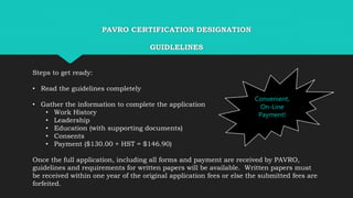 Webinar certification designation guidelines 2018-2019 | PPT