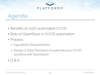 7-Step Recipe For Continuous Integration Using OpenStack - Part 1 | PPT