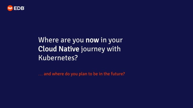 Cloud Native PostgreSQL | PPT