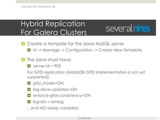 Slides: Introducing the new ClusterControl 1.2.9 - with live demo | PDF | Databases | Computer ...