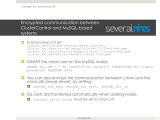 Slides: Introducing the new ClusterControl 1.2.9 - with live demo | PDF | Databases | Computer ...
