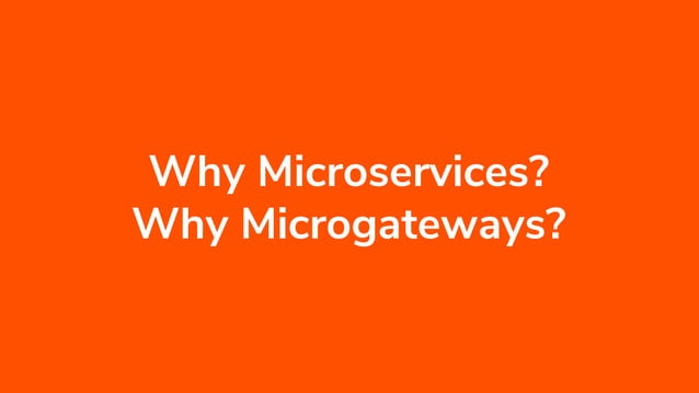 Deep-dive into APIs in a Microservice Architecture | PPT