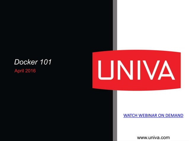Docker 101 - all about Docker containers | PPT