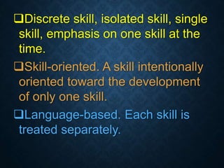 Integrating the Four Skills | PDF