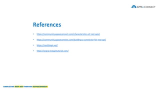 Webinar: Embracing REST APIs through APPSeCONNECT | PPT