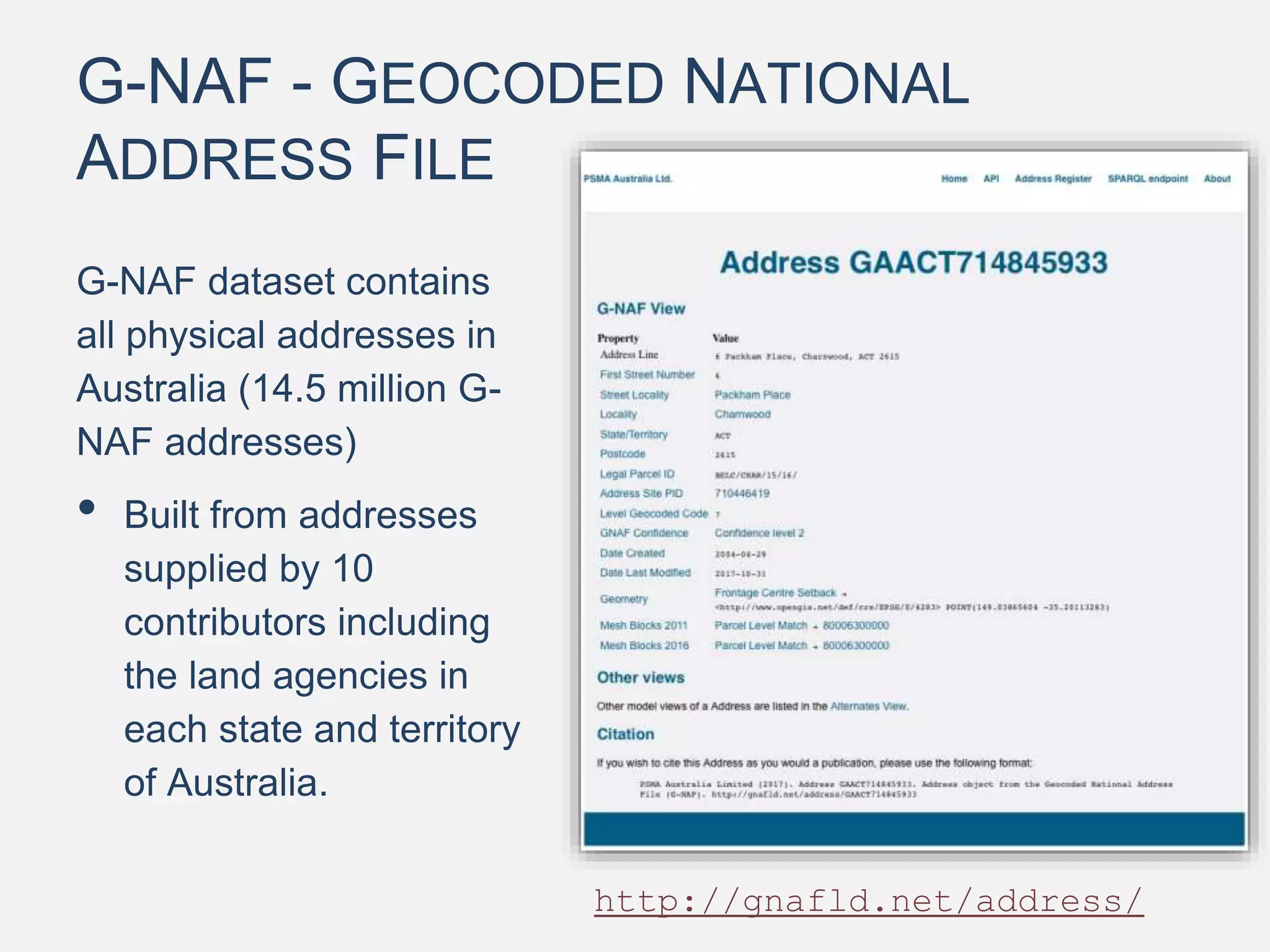 Australian Government Linked Data Group | PPTX