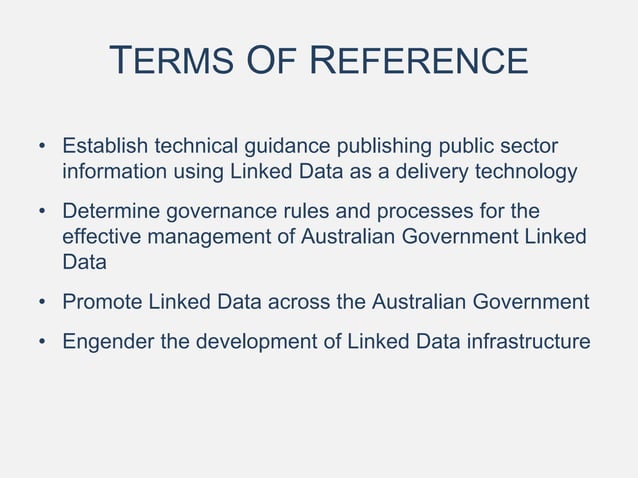 Australian Government Linked Data Group | PPT Australian Government Linked Data Group | PPT