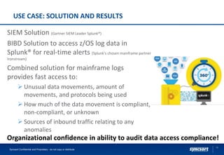 Experiences in Mainframe-to-Splunk Big Data Access | PDF
