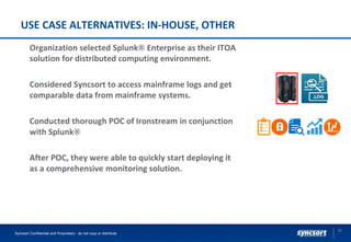 Experiences in Mainframe-to-Splunk Big Data Access | PDF