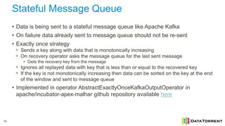 Fault Tolerance and Processing Semantics in Apache Apex | PPT