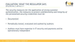 FIDO & PSD2 – Achieving Strong Customer Authentication Compliance | PPT
