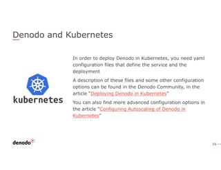 Denodo in the Age of Containers: How to Simplify Operation of your ...