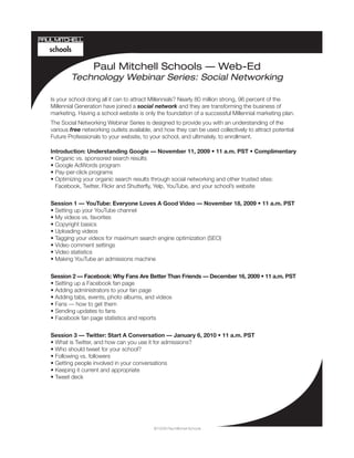 Webinar Flyer Technology | PDF | Social Networking | Internet