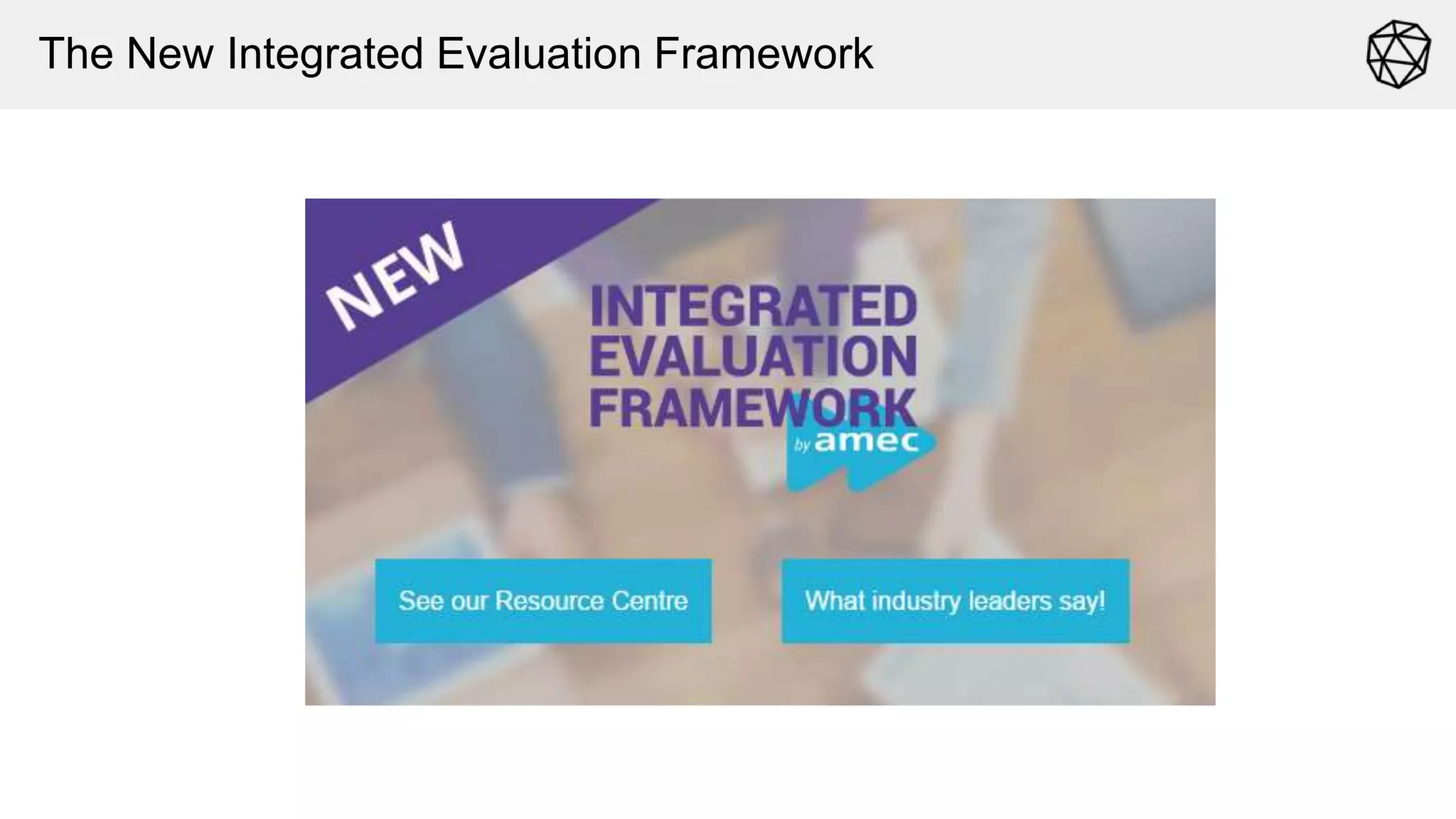 AMEC's Integrated Evaluation Framework - A Practical Overview | PPTX