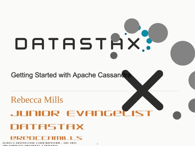 Webinar: Getting Started with Apache Cassandra | PPT