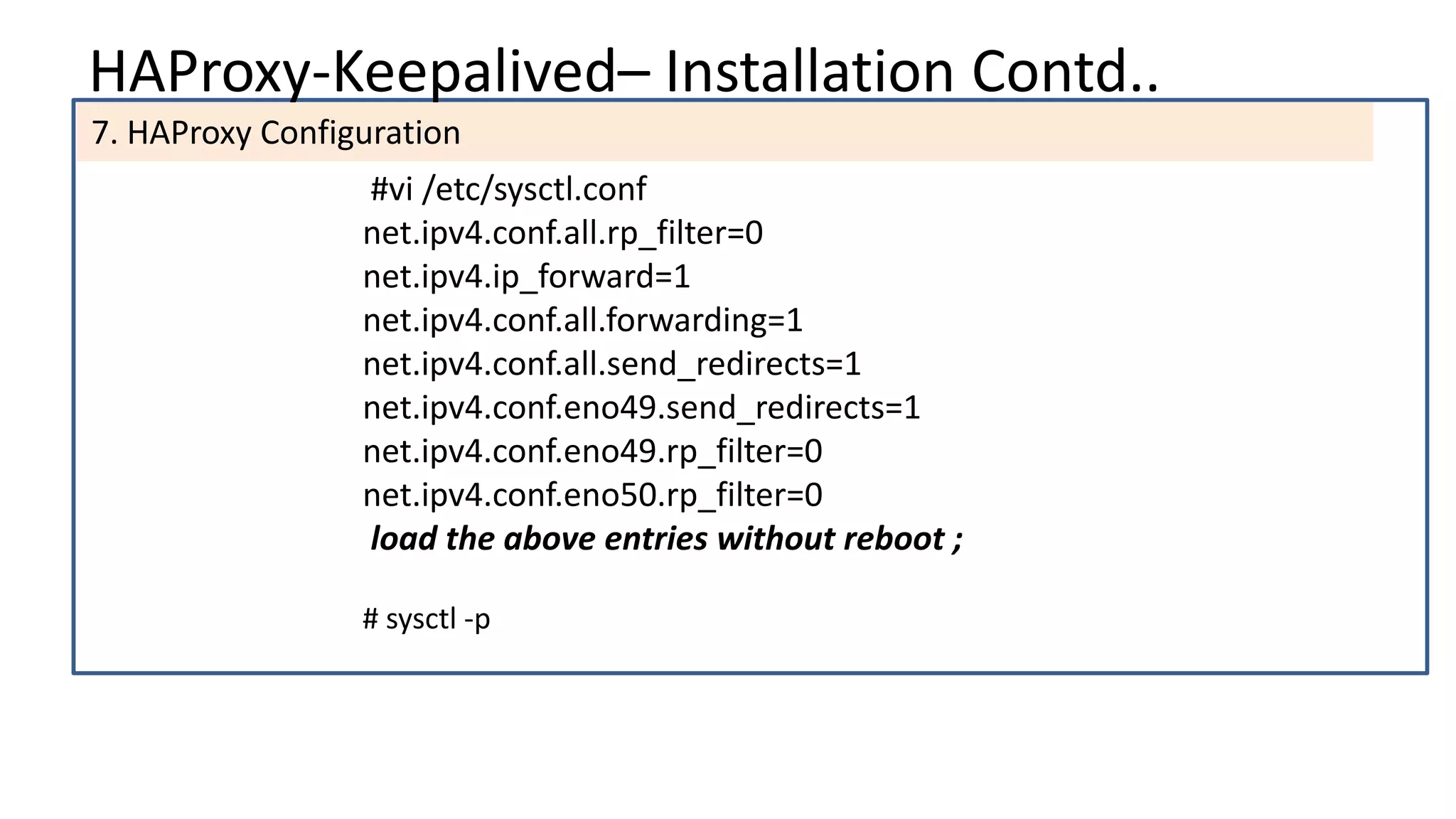 HA Deployment Architecture with HAProxy and Keepalived | PDF