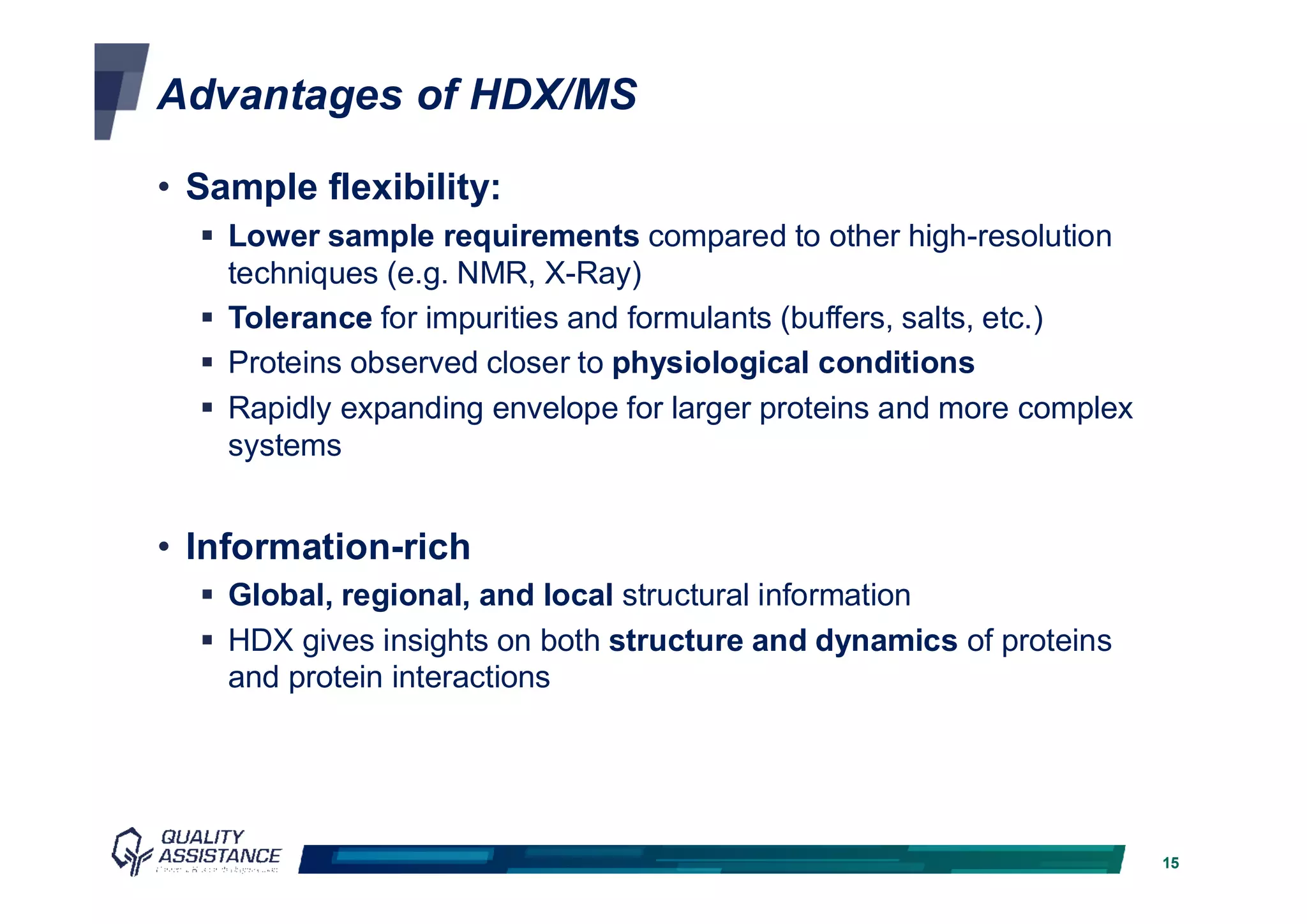 WEBINAR HDX-MS a powerful tool for biopharmaceutical characterisation | PDF