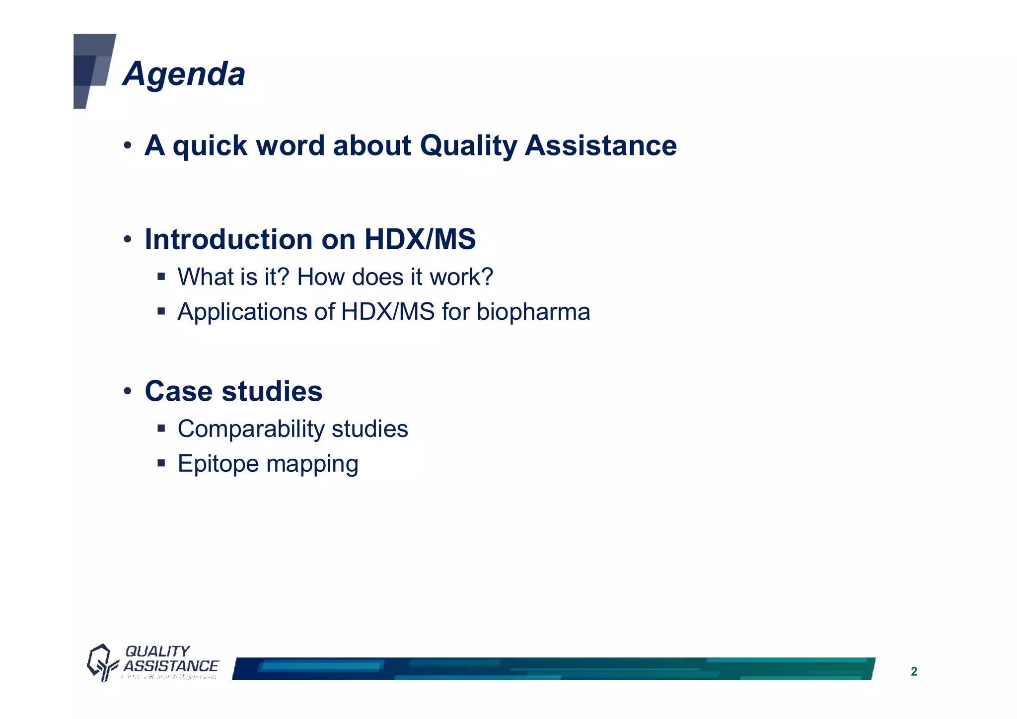 WEBINAR HDX-MS a powerful tool for biopharmaceutical characterisation | PDF