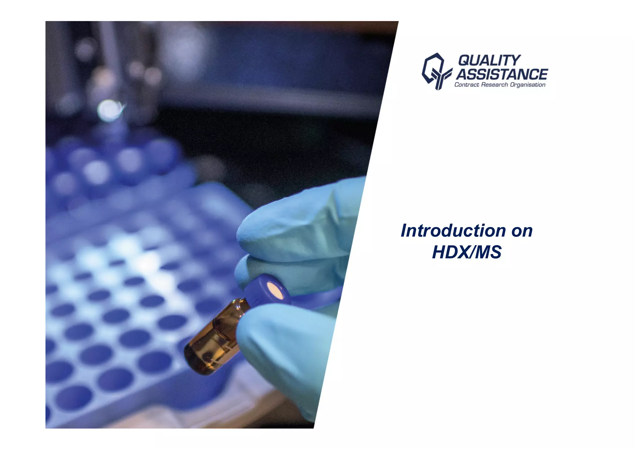 WEBINAR HDX-MS a powerful tool for biopharmaceutical characterisation | PDF