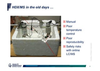 WEBINAR HDX-MS a powerful tool for biopharmaceutical characterisation | PDF
