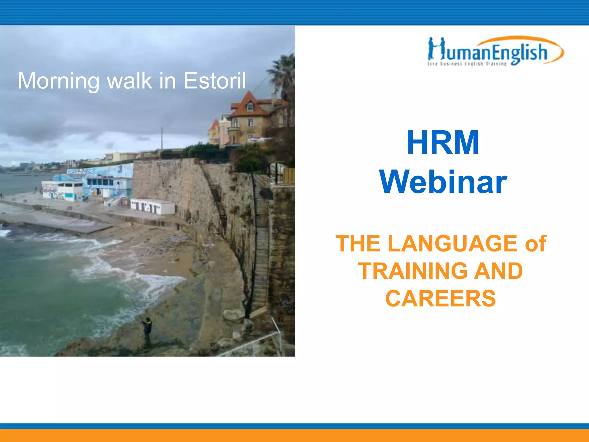 English for HR Managers: Language for Training and Continuous ...