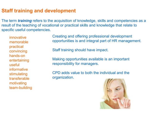 English for HR Managers: Language for Training and Continuous ...