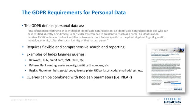 Supporting GDPR Compliance through Data Classification | PPTX