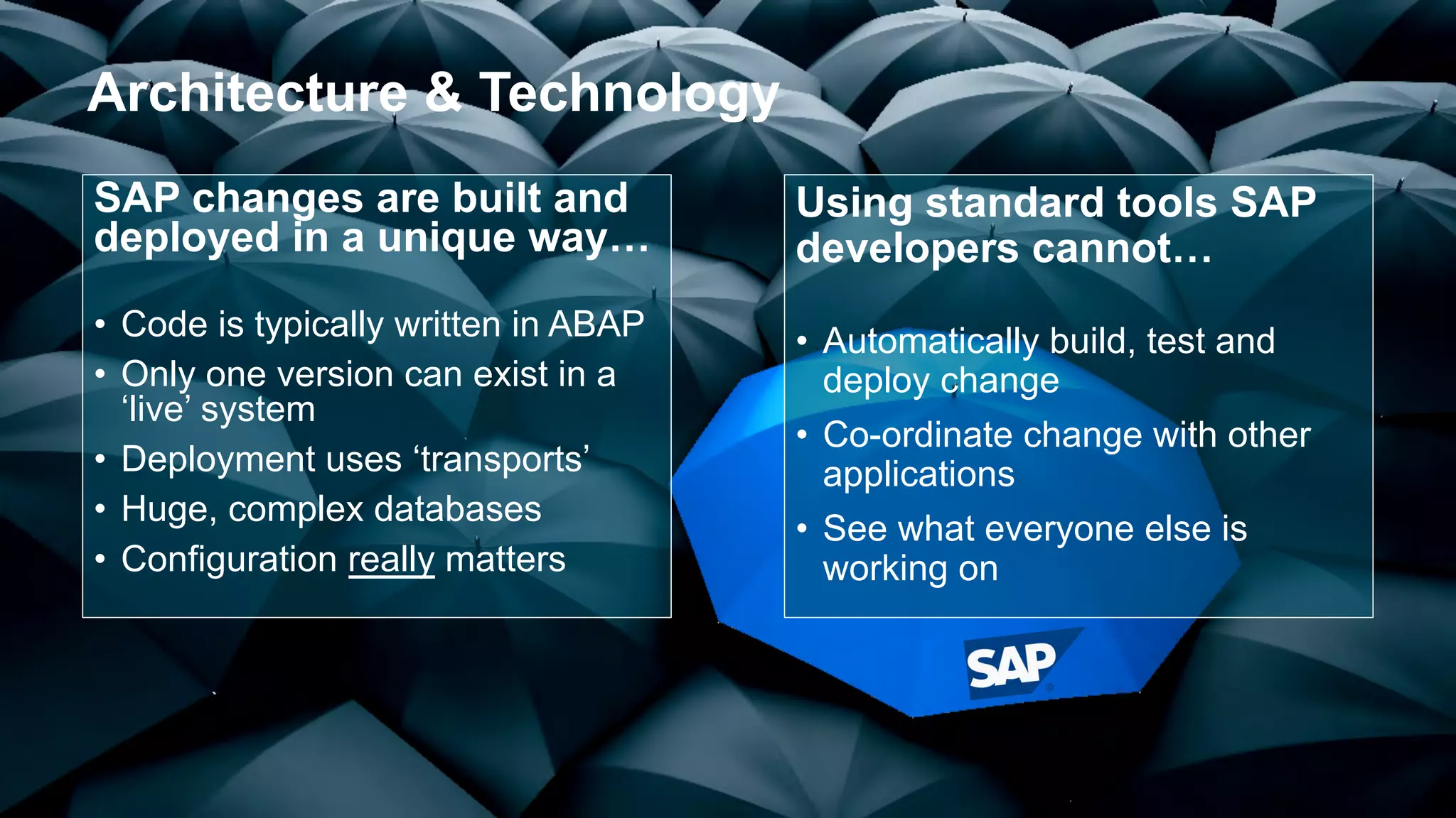 Integrating SAP into DevOps Pipelines: Why and How | PPT