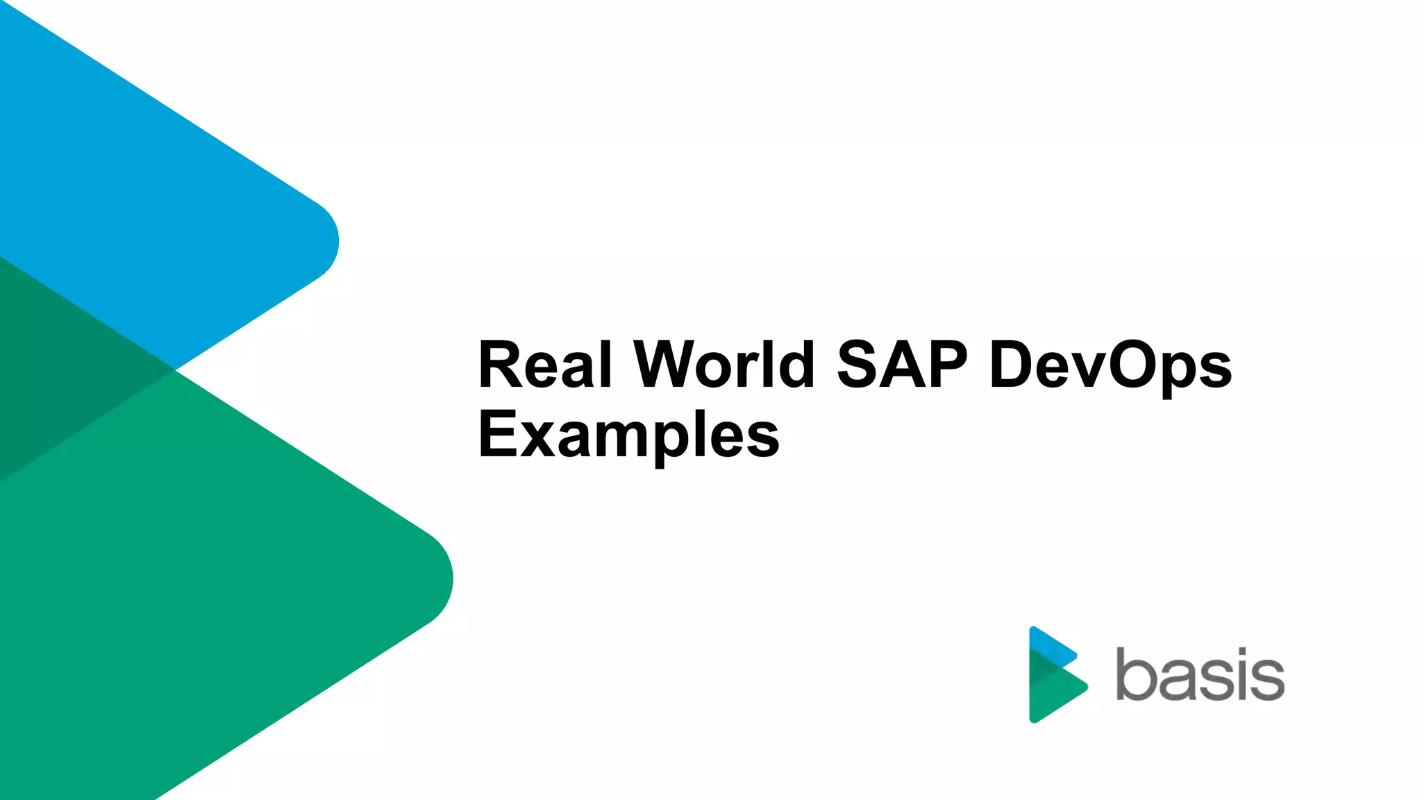 Integrating SAP into DevOps Pipelines: Why and How | PDF