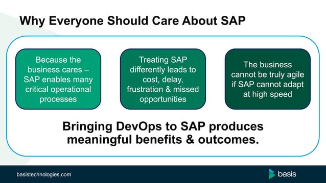 Integrating SAP into DevOps Pipelines: Why and How | PDF