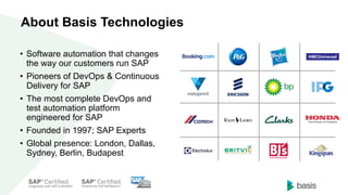 Integrating SAP into DevOps Pipelines: Why and How | PDF