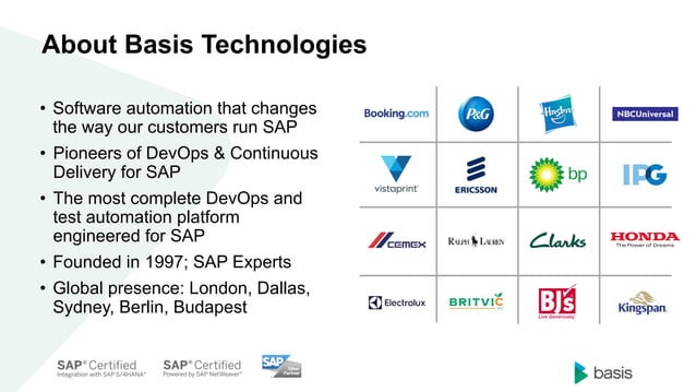 Integrating SAP into DevOps Pipelines: Why and How | PDF