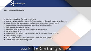 Intro to FileCatalyst Direct v3.7 | PPTX