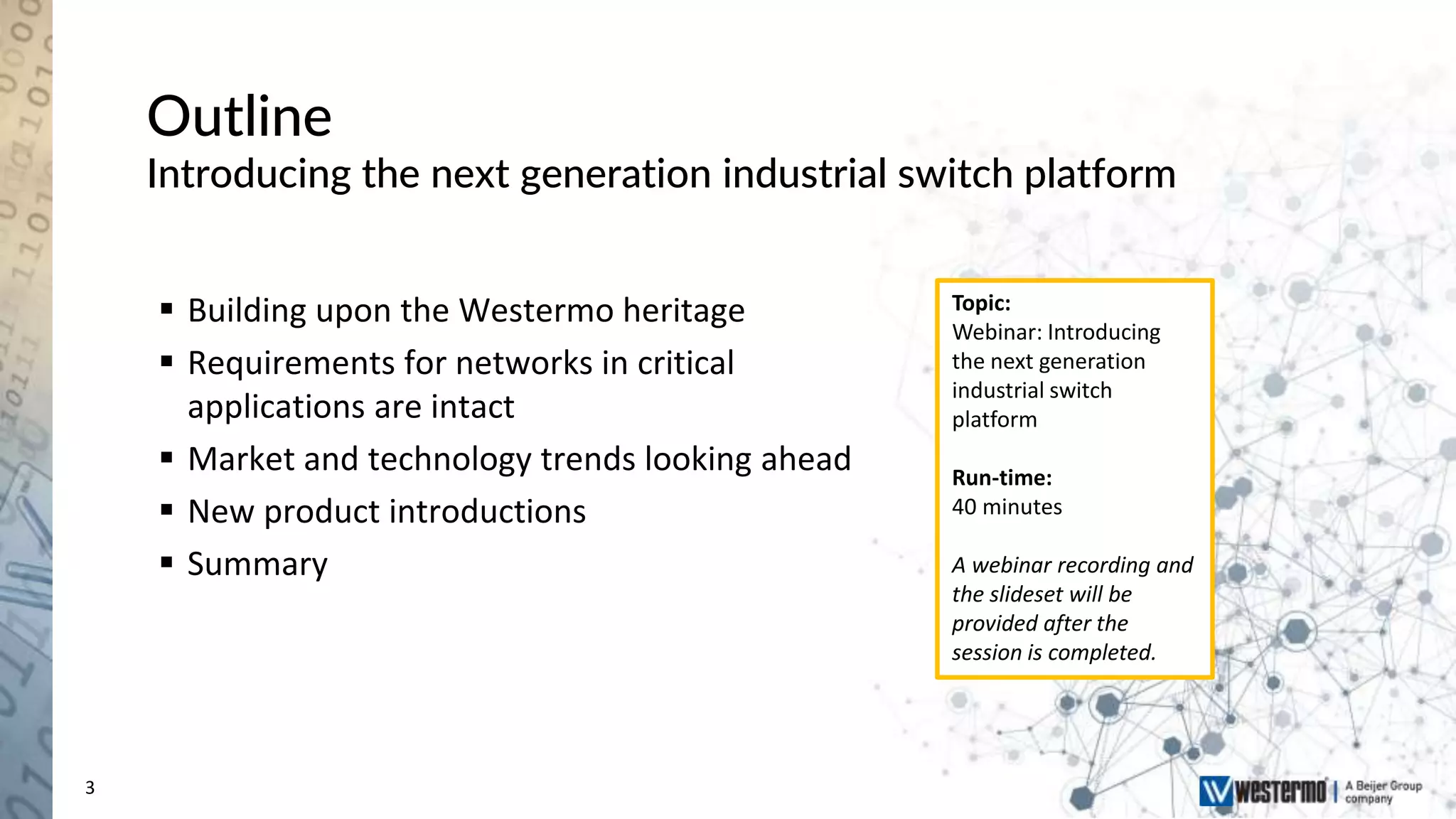 Introducing the next generation industrial switch platform | PPT
