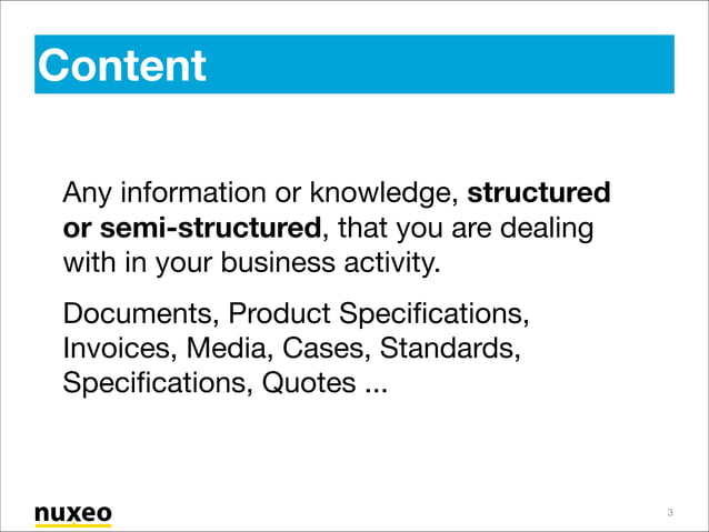 Introduction to the Nuxeo Platform | PPT