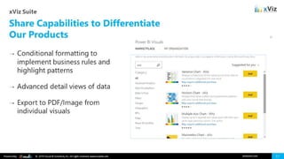 Introduction to xViz Custom Visuals Suite for Microsoft Power BI | PPT