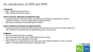 rapidMATION Webinar: K2 + UiPath = Full Lifecycle Business Automation ...