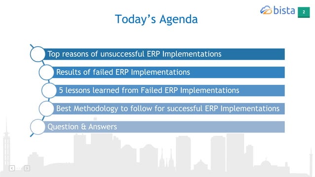 Lessons Learned from Failed ERP Implementation - Webinar Presentation | PPT