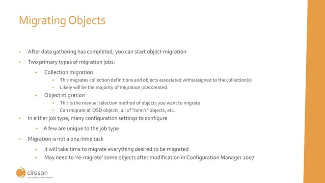 Leaving the Dark Ages Part 1: ConfigMgr 2012 Migration Essentials with Wally Meadn | PPTX