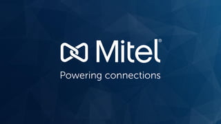 Webinar Mitel MiCloud Flex: an introduction | PPT