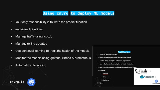 Deploy Your Machine Learning Models To Production With Kubernetes Ppt