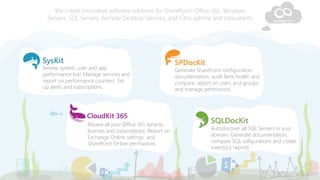 Monitor SharePoint Performance with SysKit | PPT